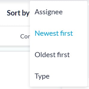 How do I sort and filter the incidents list?