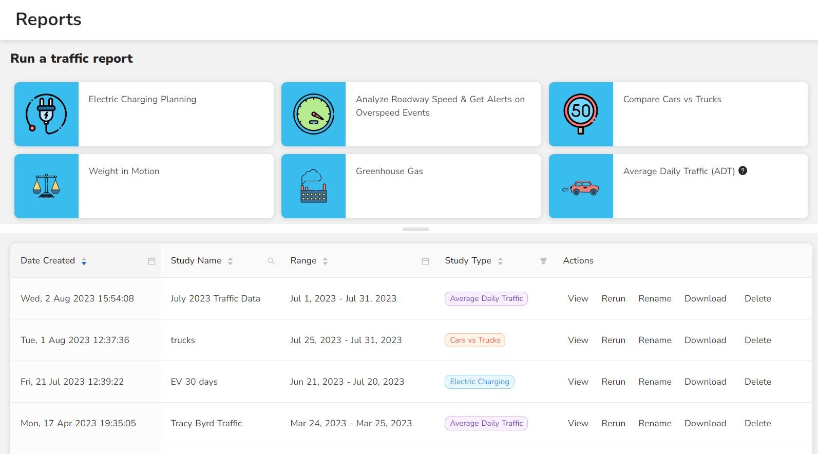 How do I generate and view a Speed/Overspeed Report?