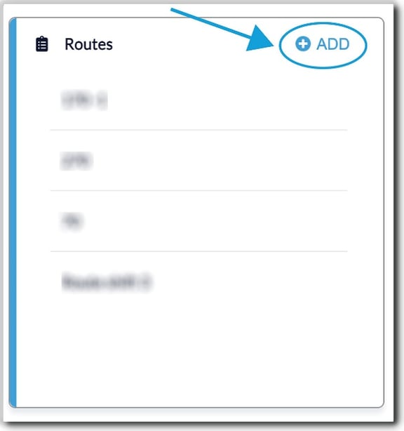 How do I add, edit, and delete routes?