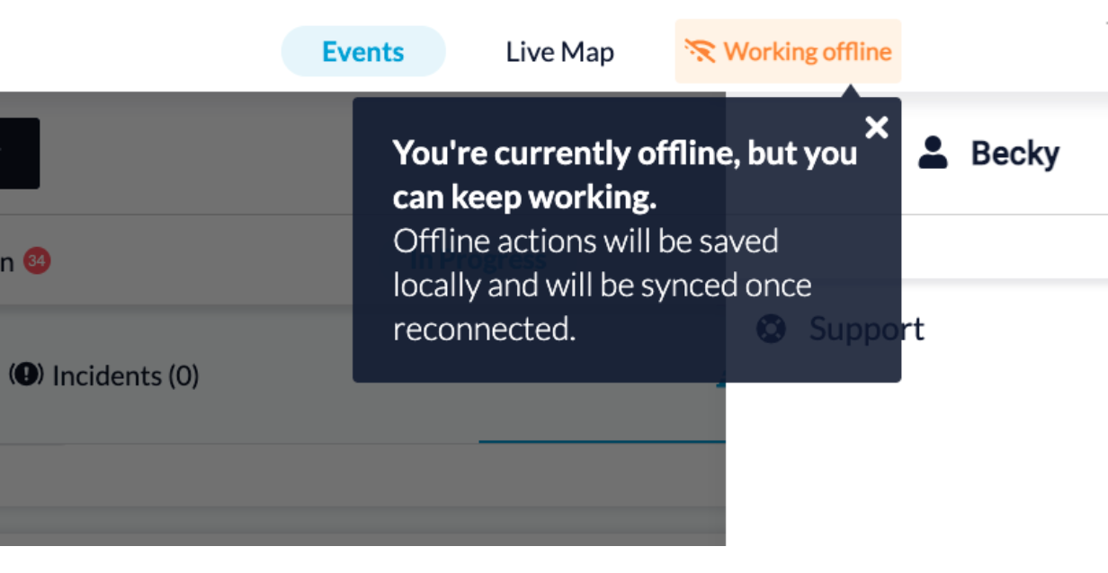 How to work offline?